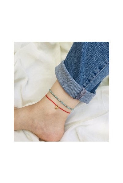 Pearl Beads Afgan Boncuğu & Halhal Set