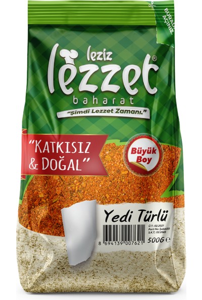 Leziz Lezzet Yedi Türlü 500 gr