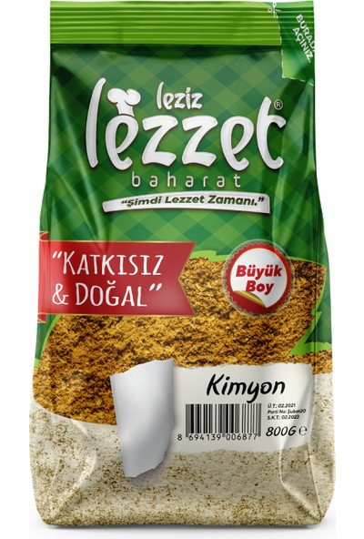 Leziz Lezzet Kimyon (Öğütülmüş) 800 gr Leziz Lezzet Kimyon (Öğütülmüş) 800 gr