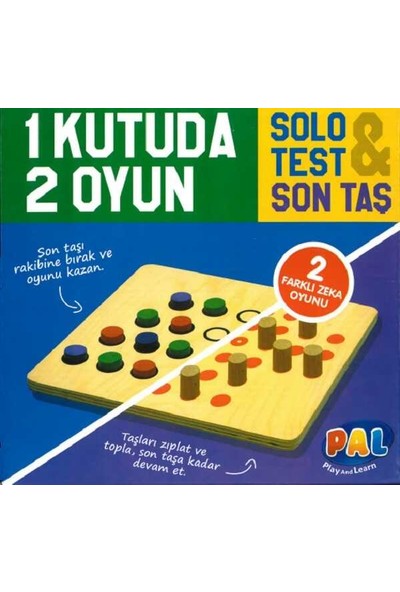 Pal Oyuncak Solo Test & Son Taş & Can Bağı Düğümleri & Playmais Oyun Seti Pal Oyuncak Solo Test & Son Taş & Can Bağı Düğümleri & Playmais Oyun Seti