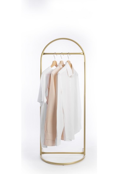 VegaDekor Butik Stil Oval Konfeksiyon Askılığı Altın Renk Askılık Gold Dilsiz Uşak 121CM VegaDekor Butik Stil Oval Konfeksiyon Askılığı Altın Renk Askılık Gold Dilsiz Uşak 121CM