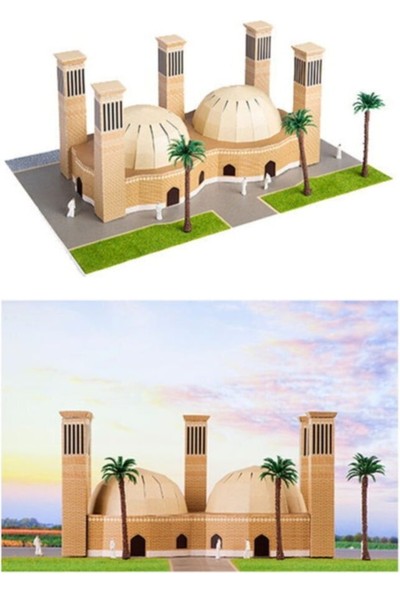 Piyop Üç Boyutlu Su Deposu ve Rüzgar Tutucu Puzzle 1/100