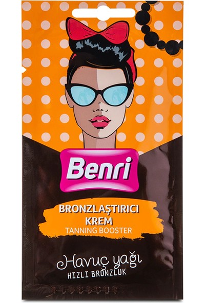 Benri Bronzlaştırıcı Krem Havuç Yağı 15 Ml Benri Bronzlaştırıcı Krem Havuç Yağı 15 Ml