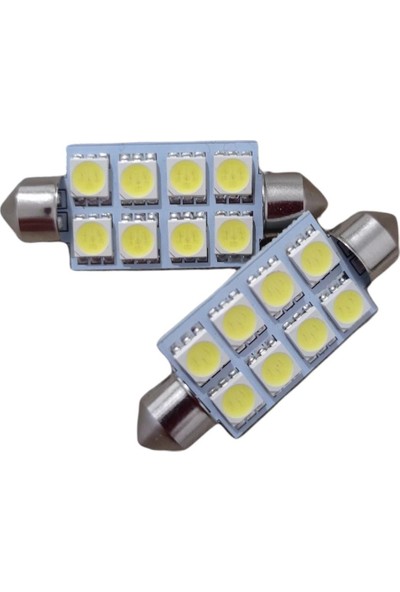 Balp Sofit Led Aydınlatma Tavan Plaka Oto Iç Aydınlatma Süper Güçlü Beyaz Işık 41 mm 2'li Balp Sofit Led Aydınlatma Tavan Plaka Oto Iç Aydınlatma Süper Güçlü Beyaz Işık 41 mm 2'li