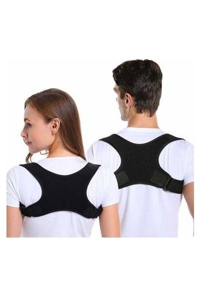 Herşey Marketing Çapraz Dik Durus Korsesi Kadın Erkek Bel Sırt Omuz Korsesi