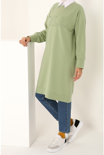 ALLDAY Nakışlı Sweat Tunik