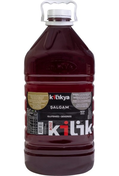 Kilikya Şalgam Acısız 3 L (Kolide 4 Adet) Kilikya Şalgam Acısız 3 L (Kolide 4 Adet)