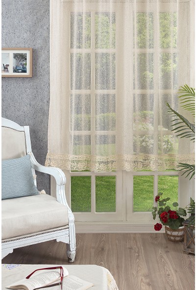 Floretta Dantelli Tül Perde PR028 150 x 100 cm