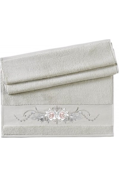 Pupilla Collection Eva 50 x 90 cm Tekli Kutu El Havlusu Tomurcuk Desen