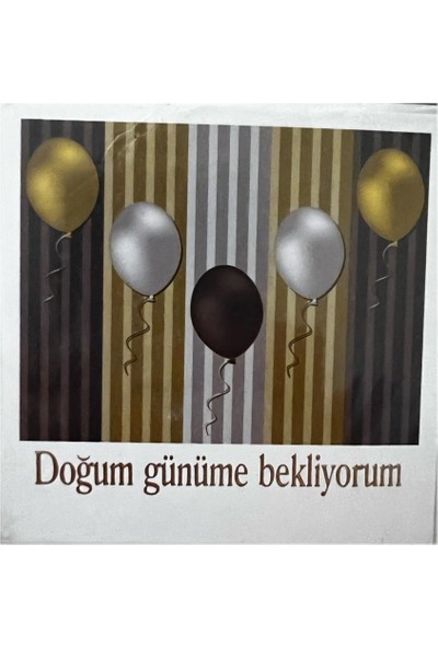 Keskin Color Doğum Günü Davetiye Seti 10 Kart + 10 Zarf Keskin Color Doğum Günü Davetiye Seti 10 Kart + 10 Zarf