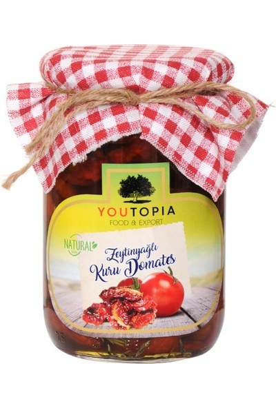 YouTopia Zeytinyağlı Domates Kurusu 600 gr YouTopia Zeytinyağlı Domates Kurusu 600 gr