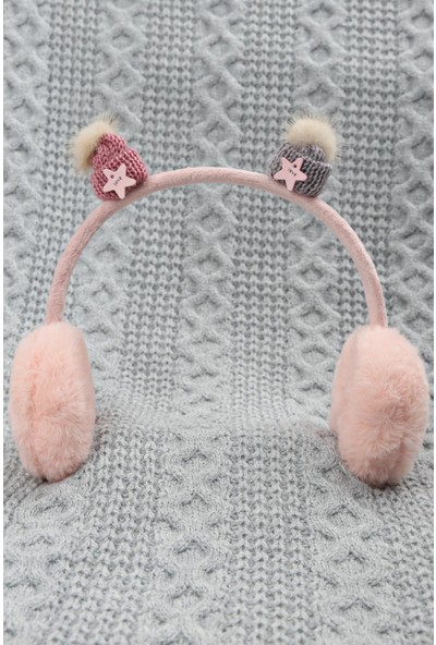 Tomurcuk Kız Çocuk Peluş Kulaklık 4-12 Yaş