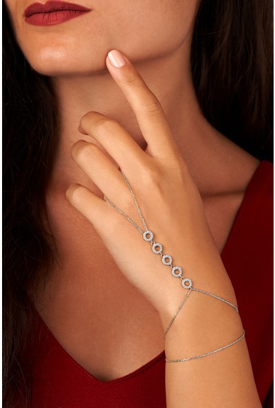 Lia Berto Zirkon Taşlı Halkalar 925 Ayar Gümüş Şahmeran