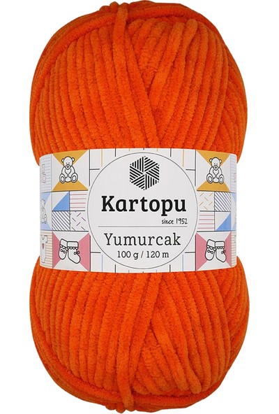 Paldies Yumurcak Kadife El Örgü Ipi Turuncu K205 Paldies Yumurcak Kadife El Örgü Ipi Turuncu K205