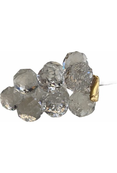 Arpe Dekor Kristal Orta Boy Gold Yaprak Detaylı Üzüm Arpe Dekor Kristal Orta Boy Gold Yaprak Detaylı Üzüm