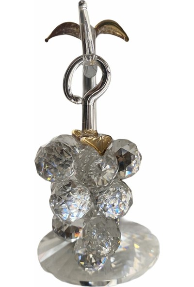 Arpe Dekor Kristal Gold Yaprak Detaylı Salkım Üzüm Arpe Dekor Kristal Gold Yaprak Detaylı Salkım Üzüm