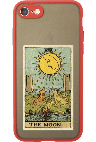Shoptocase Apple iPhone Se 2020 Hux The Moon Desenli Telefon Kılıfı