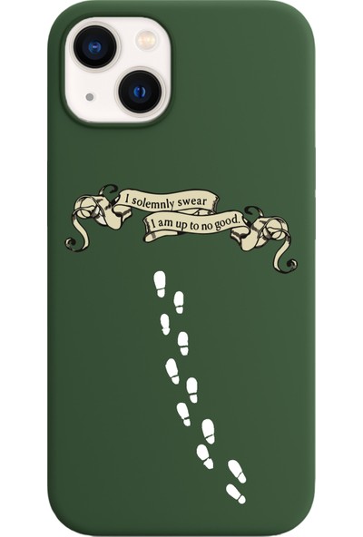 Shoptocase Apple iPhone 13 Lansman Harry Potter Çapulcu Haritası Desenli Telefon Kılıfı