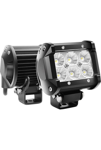 NKT GROUP 6 LED 18 W Kare Yayıcı Delici Off Road Farı Lambası Çalışma Lambası NKT GROUP 6 LED 18 W Kare Yayıcı Delici Off Road Farı Lambası Çalışma Lambası