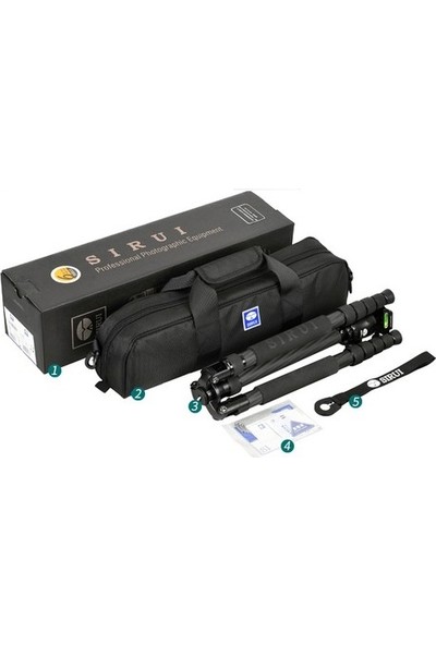 Sirui E-2205+K21X Karbon Fiber Profesyonel Tripod Kiti Sirui E-2205+K21X Karbon Fiber Profesyonel Tripod Kiti