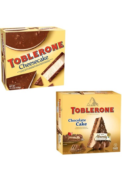 Toblerone Cheesecake 430 gr + Toblerone Çikolatalı Almondy Kek 400 gr Paketi Toblerone Cheesecake 430 gr + Toblerone Çikolatalı Almondy Kek 400 gr Paketi