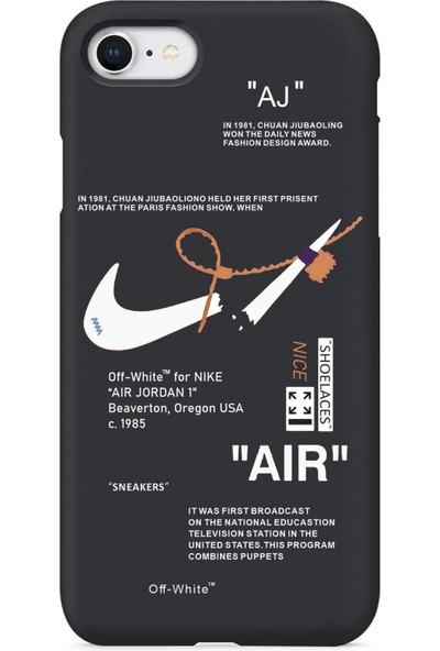 Shoptocase Apple iPhone 7 Lansman Nike Air Desenli Telefon Kılıfı