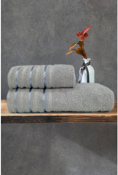 Regule Pamuk Banyo & Baş Havlusu 2'li Seti 1 Adet 70X140 cm + 1 Adet 50X90 cm