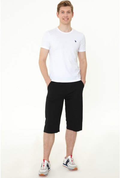 U.S. Polo Assn. Erkek Siyah Örme Şort