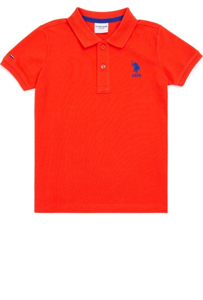 U.S. Polo Assn. Erkek Çocuk Rısk Red T Shirt Basic