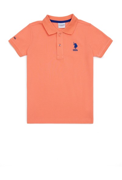 U.S. Polo Assn. Erkek Çocuk Somon T Shirt Basic U.S. Polo Assn. Erkek Çocuk Somon T Shirt Basic