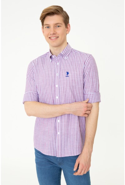 U.S. Polo Assn. Mor Gömlek Uzunkol 50249534-VR037