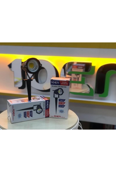 10EN 7W Kazıklı Çim Armatürü Amber 10EN 7W Kazıklı Çim Armatürü Amber