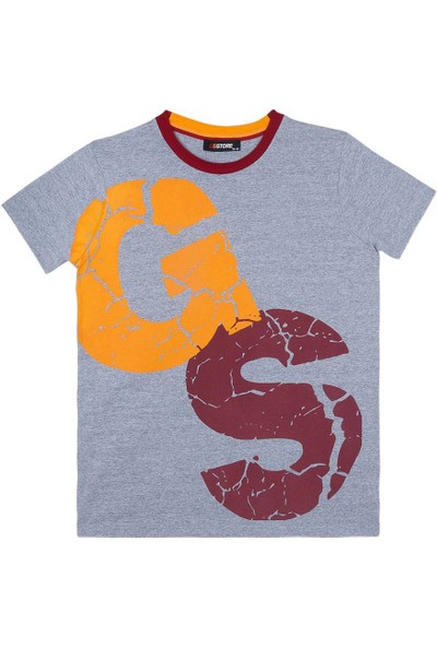 Galatasaray Galatasaray Çocuk Lisanslı Armalı Gri Tshirt