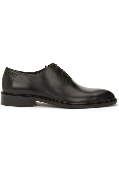 George Hogg Siyah Erkek Deri Ayakkabı
