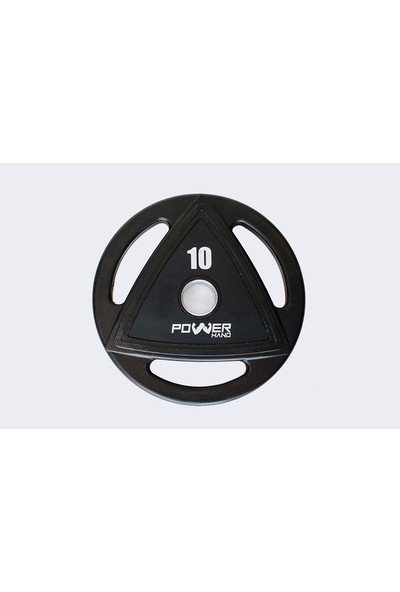 Powerhand 10 kg Profesyonel Kauçuk Kaplı Olimpik Plaka