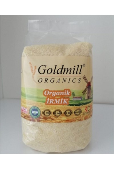 Goldmill Organik İrmik 500 gr Goldmill Organik İrmik 500 gr