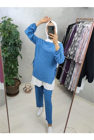 Mihver Tesettür Ferda Tunik Pantolon Takım