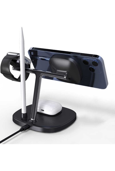 Wiwu Power Air M8 4 In 1 Mıknatıslı Kablosuz Şarj Standı Iphone , Iwatch , Airpods , Pencil Wiwu Power Air M8 4 In 1 Mıknatıslı Kablosuz Şarj Standı Iphone , Iwatch , Airpods , Pencil