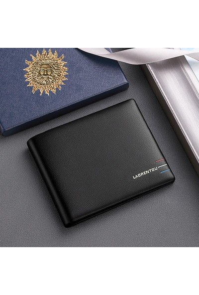 Laorentou Orijinal Italyan Hakiki Deri Kartlık Erkek Cüzdan