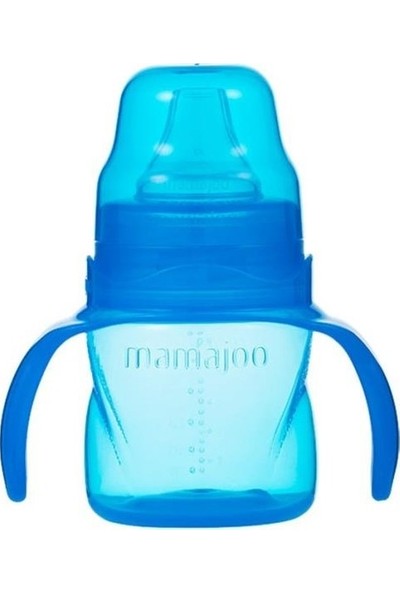 Mamajoo Kulplu Eğitici Bardak 160 ml / Mavi Mamajoo Kulplu Eğitici Bardak 160 ml / Mavi