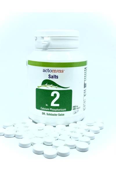 Schüssler Dr. Tuzları Nr.2 Calcium Phosphoricum 400 Tablet Schüssler Dr. Tuzları Nr.2 Calcium Phosphoricum 400 Tablet