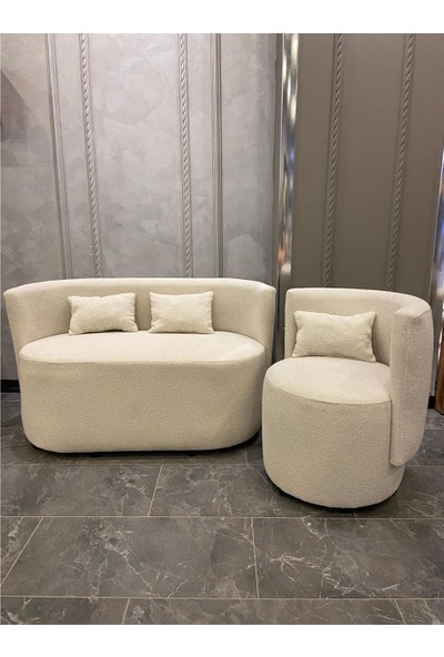 Hoom Concept Relax Teddy 2' Li Koltuk + Berjer Seti Hoom Concept Relax Teddy 2' Li Koltuk + Berjer Seti