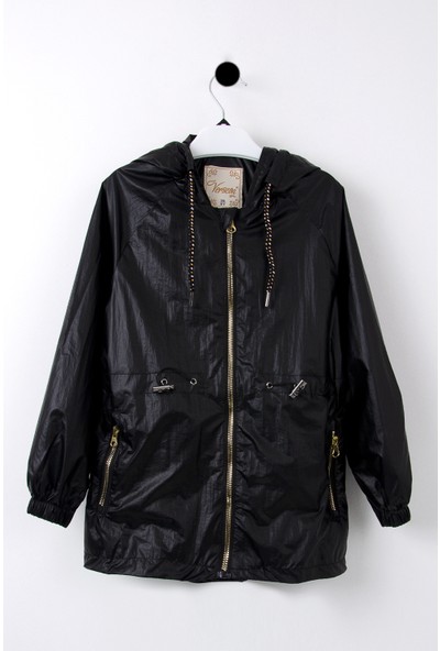 Pina Kids Kız Çocuk Yağmurluk Içi Penye Astarlı Kapüşonlu Parlak Pina Kids Kız Çocuk Yağmurluk Içi Penye Astarlı Kapüşonlu Parlak