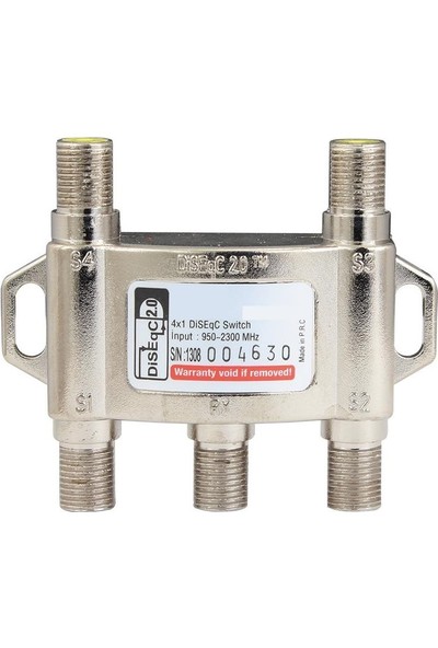 Bless 4*1 Diseqc Switch Uydu Birleştirici 4 Çanak Anten Yayını Tek Kablo Ile Izlemenizi Sağlar