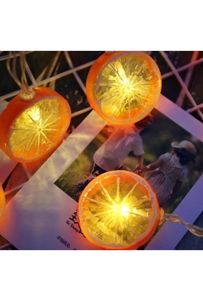 Sinerji Shop Limon Dilimi Şeklinde Dekoratif Dolma 10 Lu LED Sinerji Shop Limon Dilimi Şeklinde Dekoratif Dolma 10 Lu LED