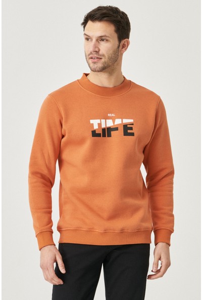 AC&Co / Altınyıldız Classics Standart Fit Günlük Rahat Içi Polarlı Spor Sweatshirt