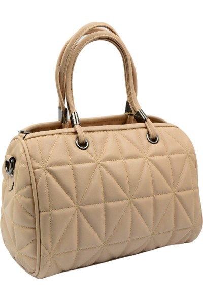 Kapitone El Omuz Çapraz Postacı Kadın Çantası