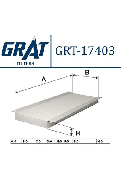 Grat Kabın Fıltresı ( Ford : Transıt V184 01- ) Grat Kabın Fıltresı ( Ford : Transıt V184 01- )