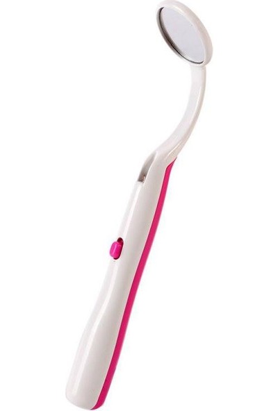 Ağız Sağlığı Bakımı Diş Tanı Aynası LED Işıklı Mavi Açık