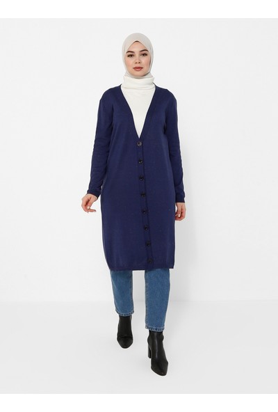 Tavin Düğmeli Triko Hırka - Lacivert - Tavin Tavin Düğmeli Triko Hırka - Lacivert - Tavin